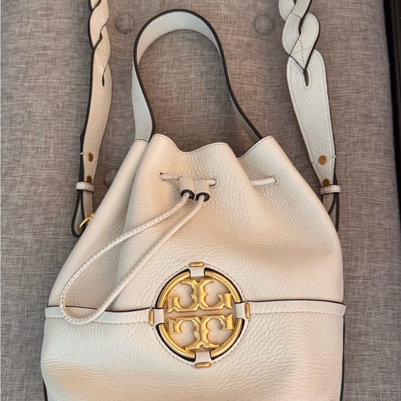 Tory Burch | Bags | Elegant White Bucket Bag | Poshmark